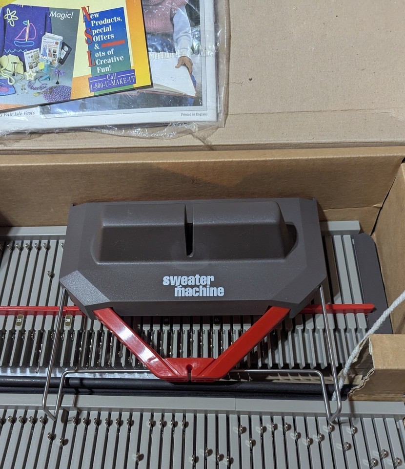 Bond Incredible Sweater Knitting Machine In Original Box EUC ...