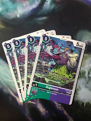 Digimon Card Game Playset - BT17-045 C Argomon | eBay