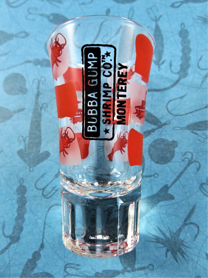 Flared Shot Glass Bubba Gump Shrimp Co Monterey Clear W Graphics ...