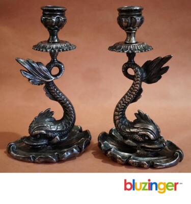 Candlesticks - Dolphin Candlesticks