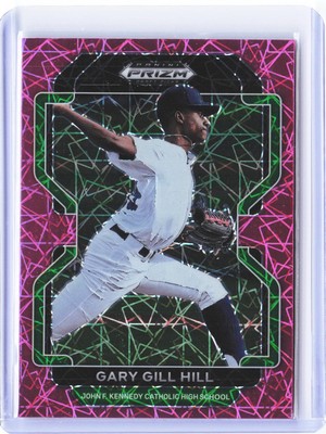 2022 Panini Prizm Draft Picks #PDP194 Gary Gill Hill Neon Pink Velocity ...