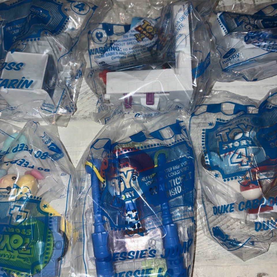 2019 McDonald's Disney Pixar Toy Story 4 Happy Meal Toys Complete Set ...