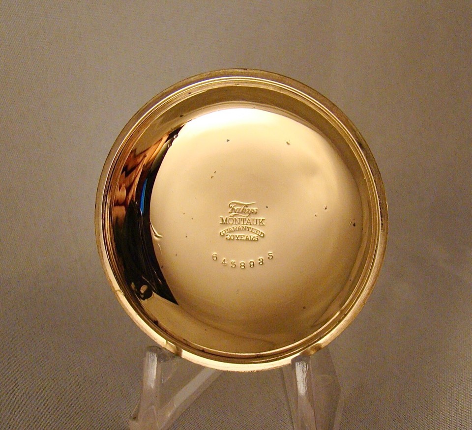 ILLINOIS "LAFAYETTE" 24j 14k GOLD FILLED OPEN FACE 18s RAILROAD POCKET ...