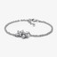 Bracelet Pandora Herbarium Petals Bright 592398C01 Silver Zircons ...