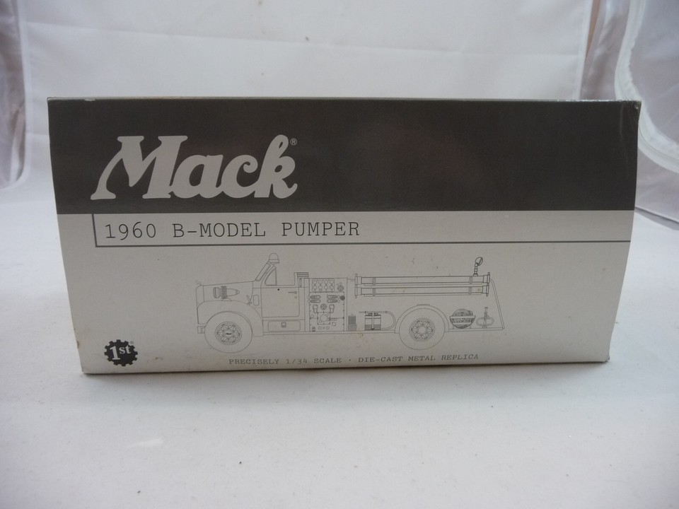 First Gear 1960 Mack B-Model Pumper Engine NYSFCA 1:34 19-2361 | eBay
