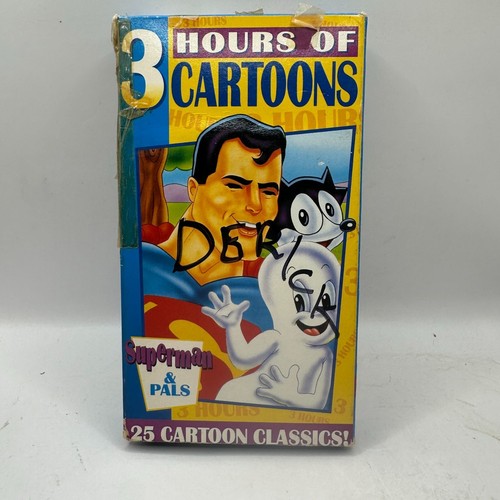 3 Hours Of Cartoons VHS Tape Superman & Pals Volume 5 1995 84296057917 ...
