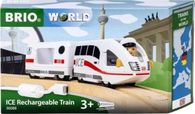 BRIO ICE Akkureisezug BRIO World Eisenbahn Zug Akku Zug 4 Teile 36088 ...
