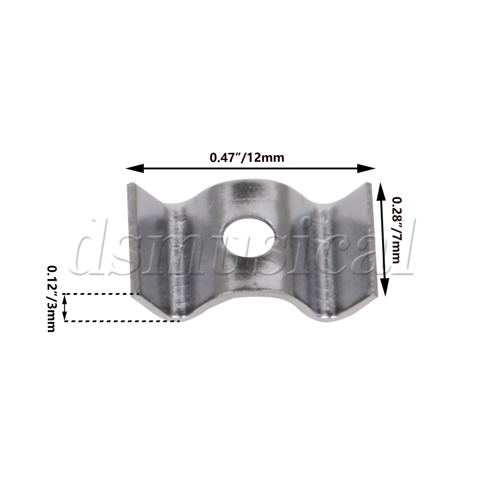 40pcs Chrome Color Guitar String Tree Guide Retainer Spacer Screw | eBay