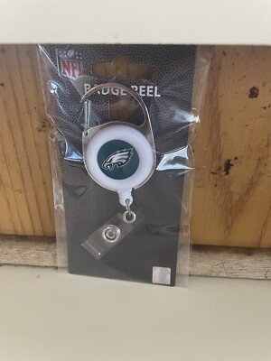 Eagles Badge Holder Deluxe NFL badge Reel fly Eagles Fly | eBay