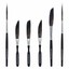 Custom Shop Pinstriping Brush Master Set of 6 Lettering Quill Brushes ...