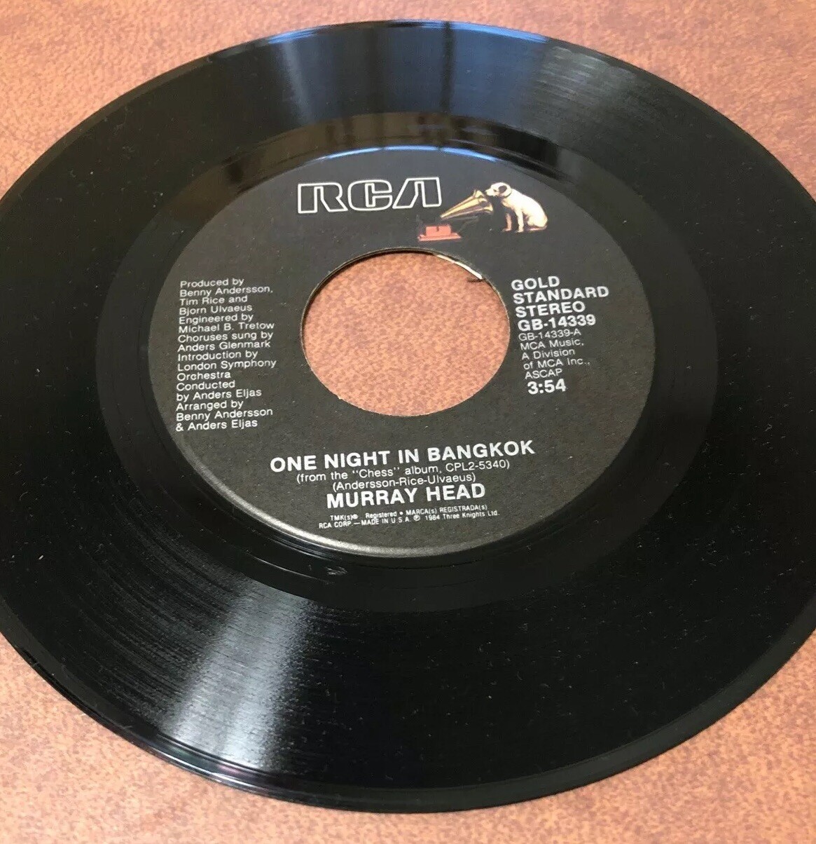 Murray Head One Night In Bangkok / Pity The Child (RCA) 45 Vinyl | eBay