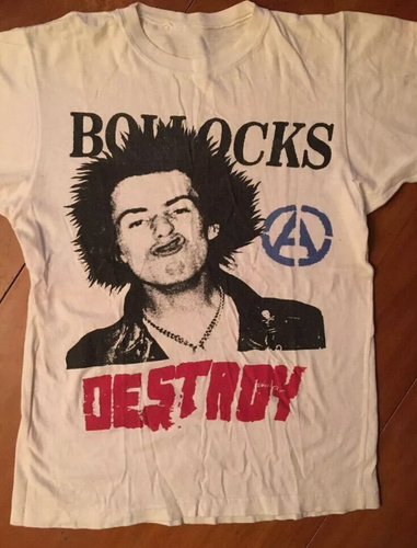 Vintage Sid Vicious T-shirt Tee Short Sleeve Men Women | eBay