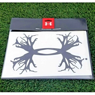 Under Armour Logo 12" Antler Decal Sticker Black UDE1305 Truck Sports ...