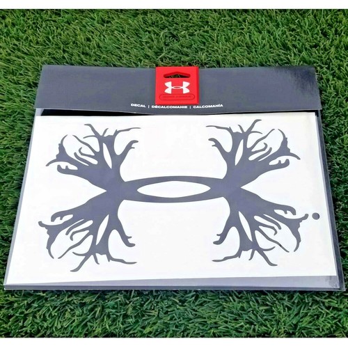 Under Armour Logo 12" Antler Decal Sticker Black UDE1305 Truck Sports ...