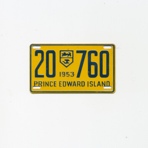 1953 General Mills Wheaties Bicycle Mini License Plates Foreign ...