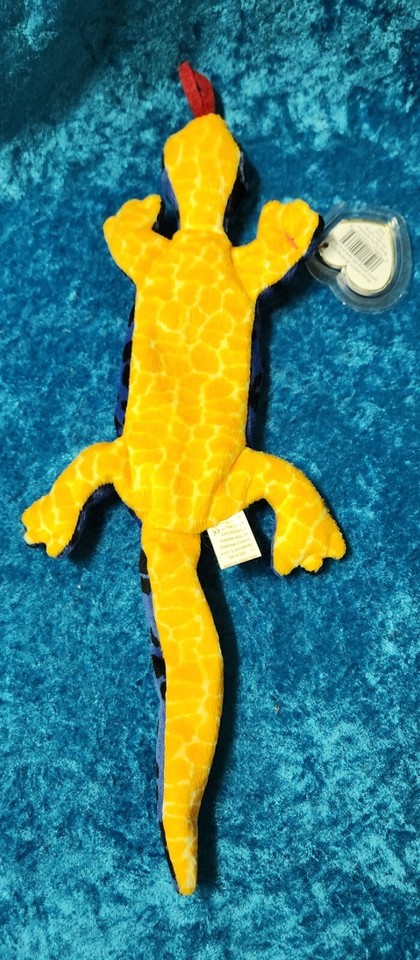 Ty Beanie Baby "LIZZY" The Lizard RETIRED 1995 P VC w/Tag Errors | eBay