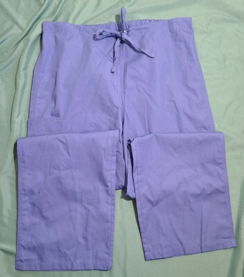 NWOT ALLHEART SCRUB BASICS PERIWINKLE LARGE LG DRAWSTRING SCRUB UNIFORM ...