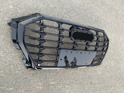 Black Front Bumper Grille Mesh Grill For Audi Q3 SQ3 2019 2020 2021 ...