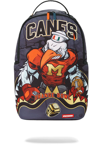 CANES MUSCLE UNIVERSITY OF MIAMI BACKPACK (WITH WARREN SAPP) | eBay