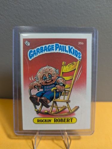 Garbage Pail Kids OS1 GPK 1st Series Rockin’ Robert Card 35b Matte | eBay