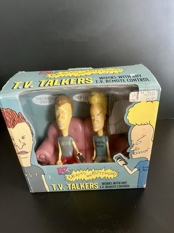 Beavis and Butthead TV Talkers - In Original Box, Untested - 1996 MTV ...