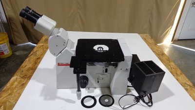 LEICA DM IRM INVERTED MICROSCOPE, LEICA DMIRM INDUSTRIAL FLUORESCENCE ...