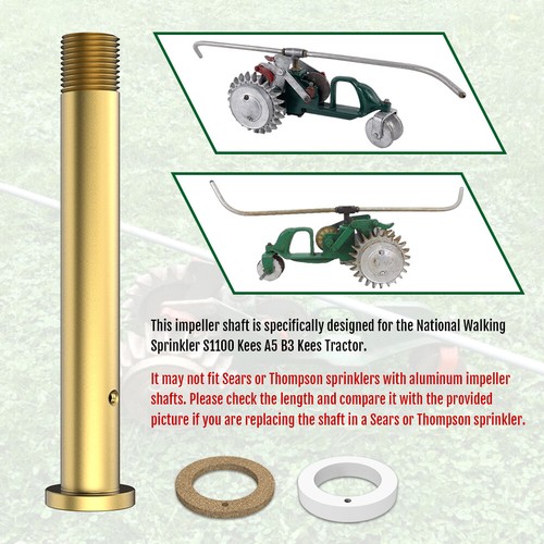 S1100 National Walking Sprinkler Impeller Shaft & Bearing For Kees A5 ...