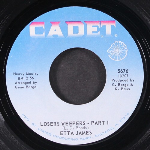 ETTA JAMES: losers weepers CADET 7" Single 45 RPM | eBay