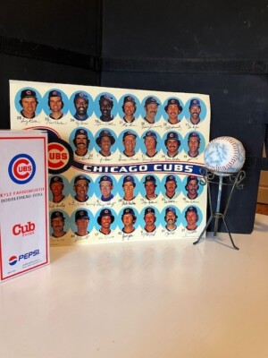 Chicago Cubs 1977 roster, ball and bobblehead | eBay