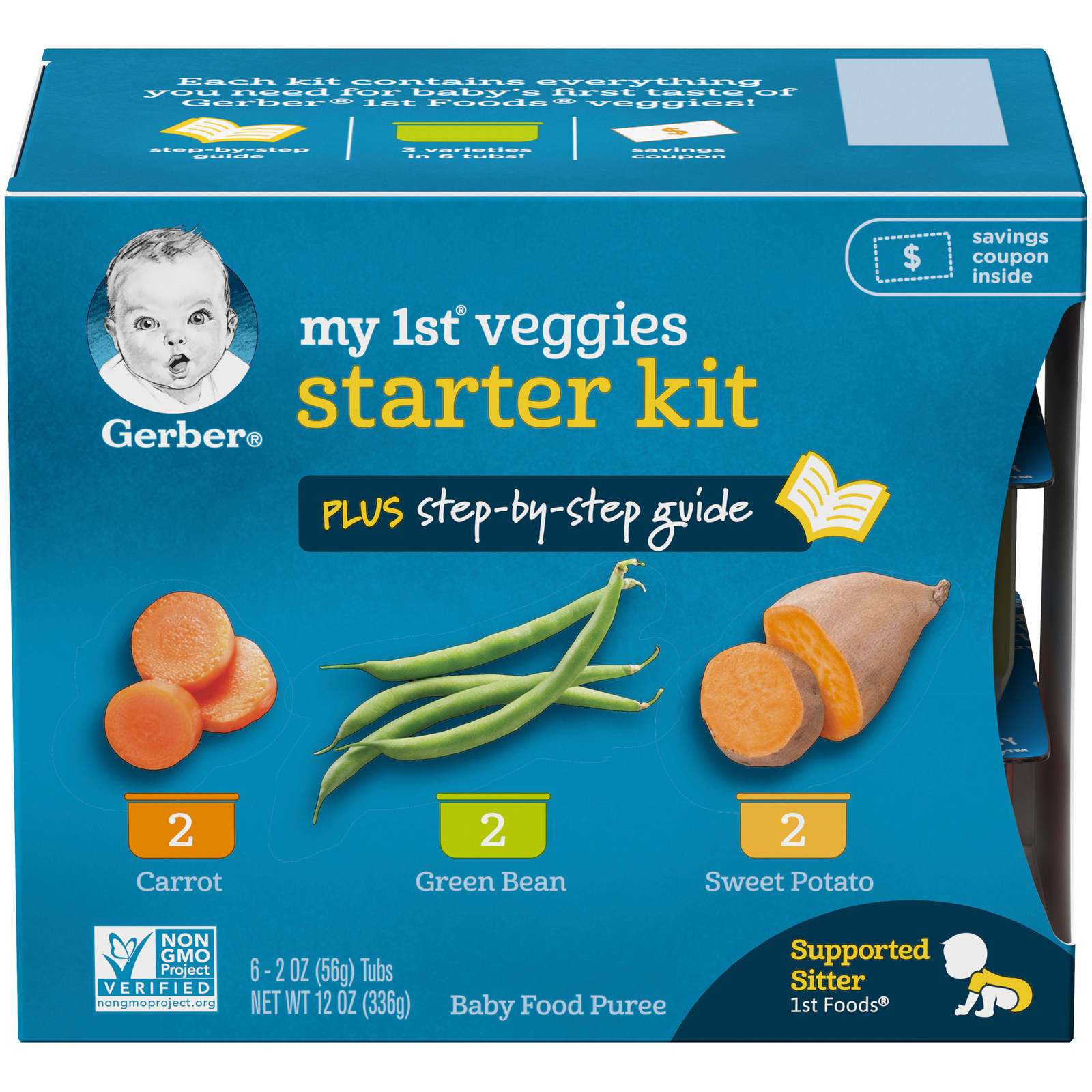 Gerber My 1st Fruits and Veggies Starter Kits Variety Pack Non GMO – 12 ...