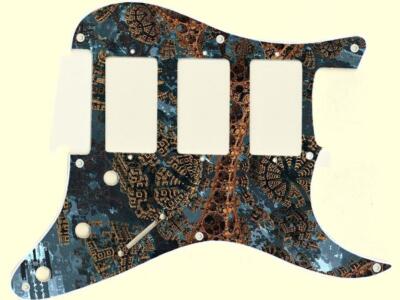 Pickguard Custom to fit Fender Stratocaster HHH 11 Hole Digital ...