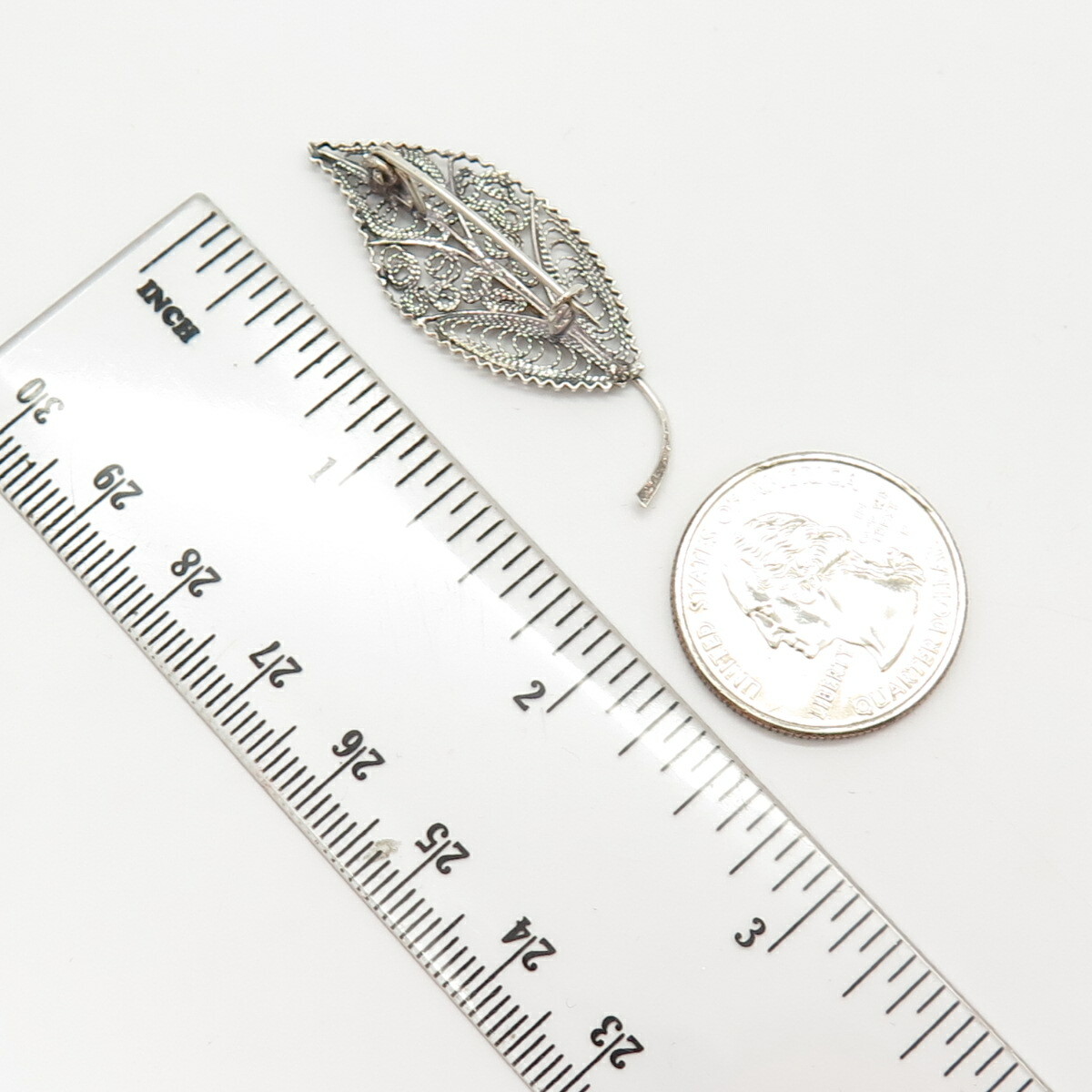 925 Sterling Silver Filigree Leaf Pin Brooch | eBay 925 Sterling Silver Filigree Leaf Pin Brooch | eBay