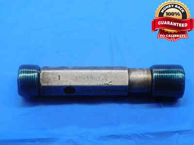 1" 14 NF 2 THREAD PLUG GAGE 1.0 1.00 1.000 GO NO GO P.D.'S = .9536 ...