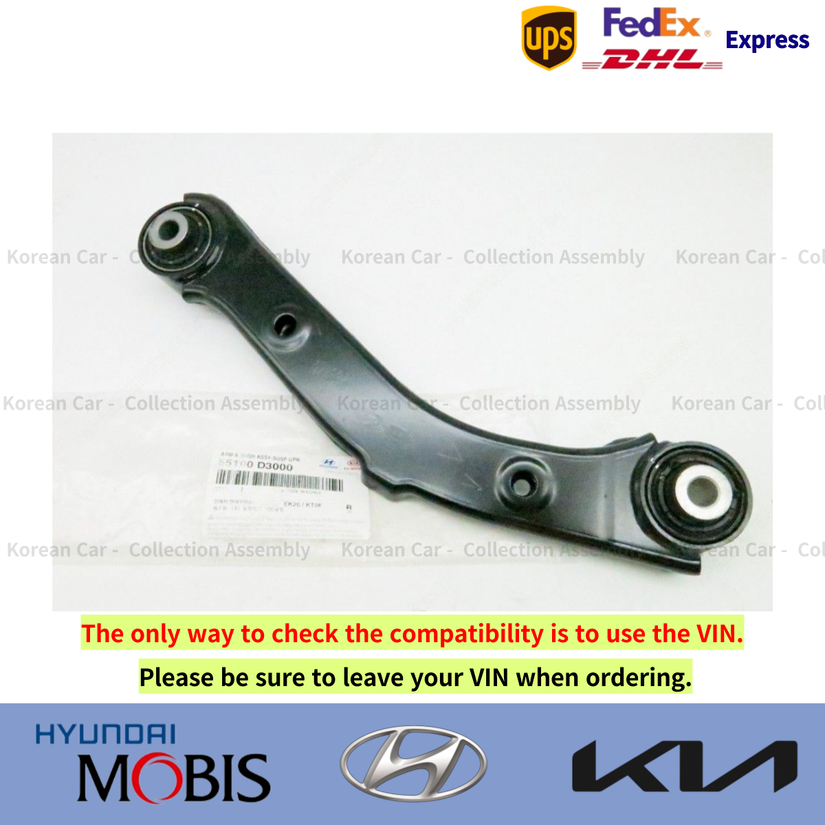 55100D3000 GENUINE Upper Suspension Arm Bushing for Hyundai & KIA | eBay