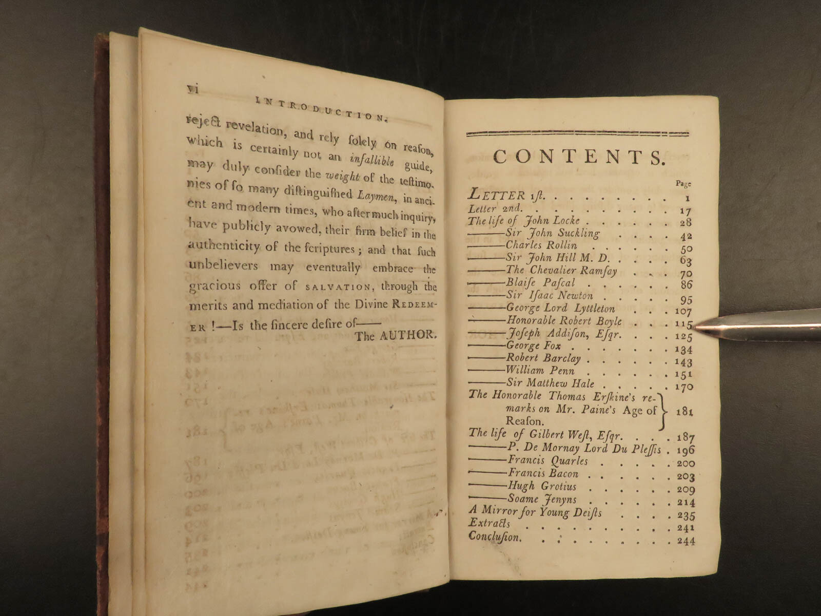 1798 Lives of John Locke Isaac Newton Thomas Paine Francis Bacon ...