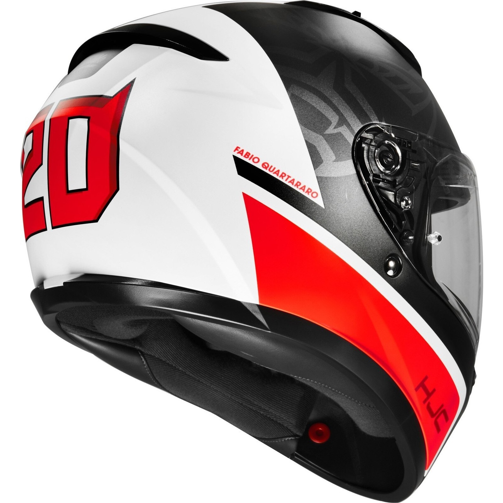 HJC C10 Fabio Quartararo 20 Motorcycle Helmet El Diablo Full Face Lid ...