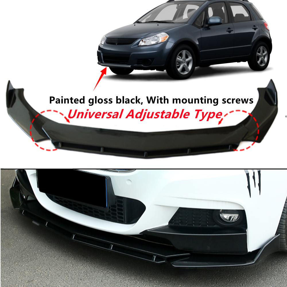 Add-on Universal Fit For 2007-13 Suzuki SX4 Hathback Front Lip Spoiler ...