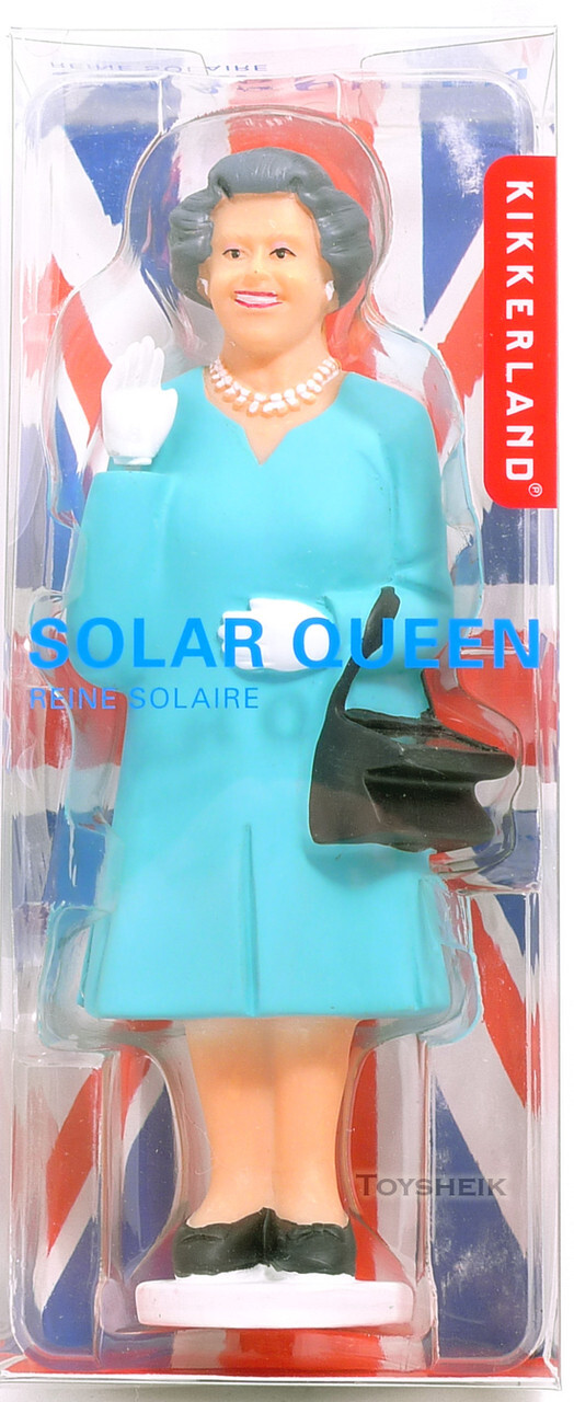 Solar Powered Pink Waving Queen Elizabeth II from England Royal ...