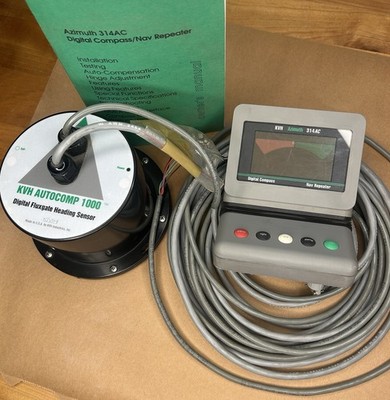 KHV 314AC Azimuth Nav Repeater Digital Compass KHV Autocomp 1000 Flux ...