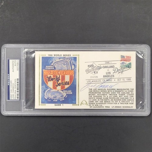 Jose Canseco signed 1988 World Series First Day Issue Cachet FDC autograph ~ PSA | eBay