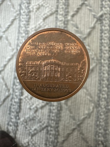 1993 Bronze Bill Clinton Inauguration Commemorative Coin | eBay