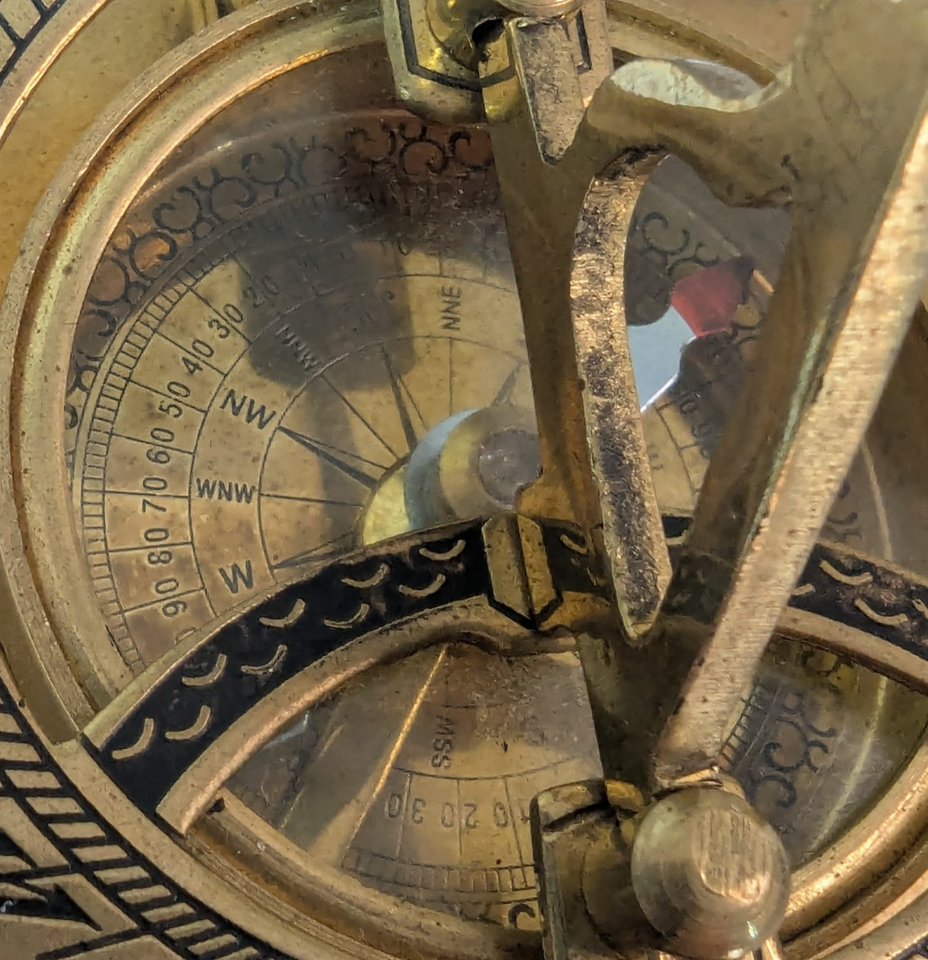 Vintage West London Maritime Brass Nautical Sundial Compass | eBay