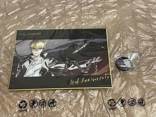 Fate Ufotable Ubw Shikishi Can Badge Lancer Gilgamesh | eBay