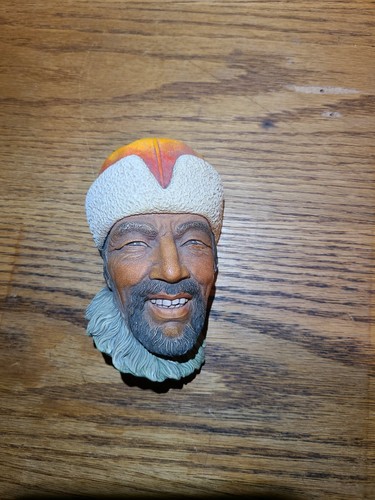 1966 Vintage Bossons Chalkware Head- Himalayan, Made in Congleton ...