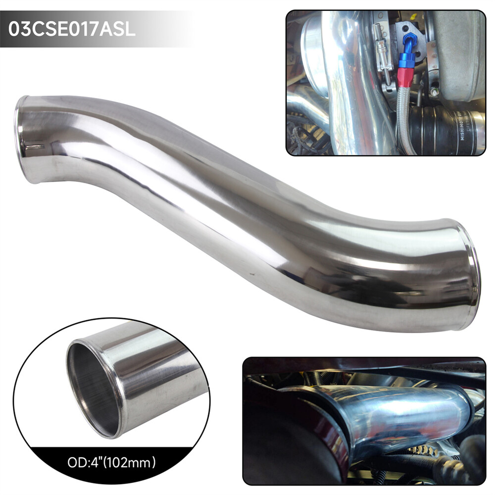 40 Degree Z / S Shape Aluminum Intercooler Pipe Piping Tube hose 102mm ...