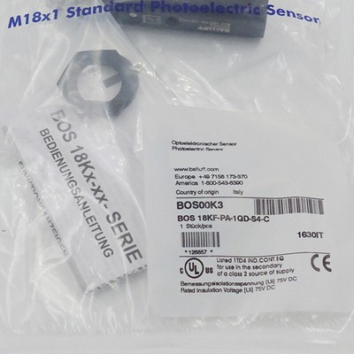 1Pcs For Balluff BOS 18KF-PA-1QD-S4-C BOS00K3 Photoelectric Sensor | eBay