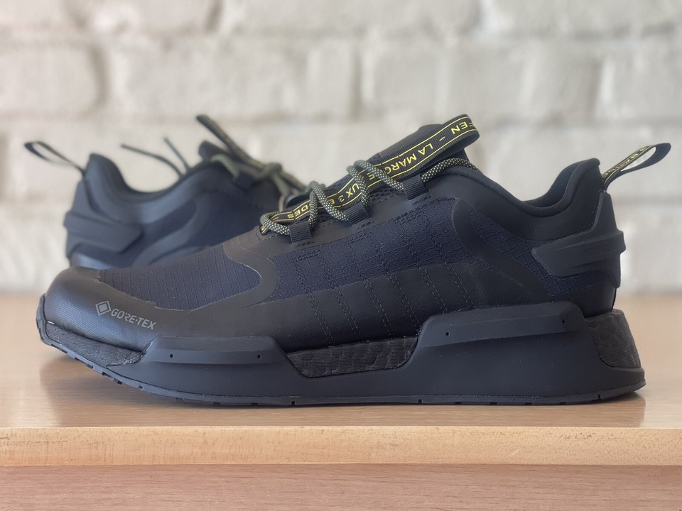 Adidas Originals NMD_V3 GTX Gore-Tex Black Grey Yellow Men 10.5 Running ...
