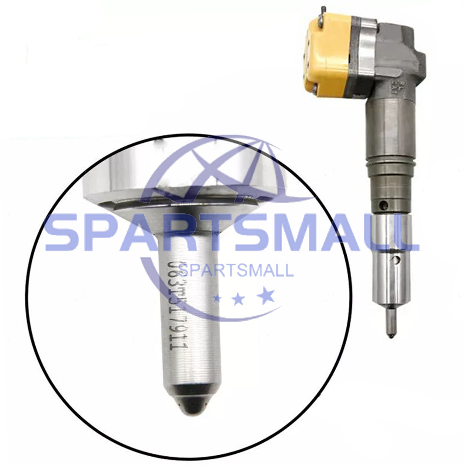1 X Fuel Injector 174-7526 1747526 for Caterpillar CAT 3412E 3408 ...
