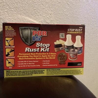 POR-15 Stop Rust Kit Black P/N - 40909 | eBay