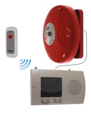 Long Range (900 Metre) Wireless Warehouse 'S' Bell System & Internal ...